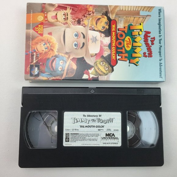 Media | Vhs Universal Bomp Productions Adventures Timmy Tooth Tape Big ...
